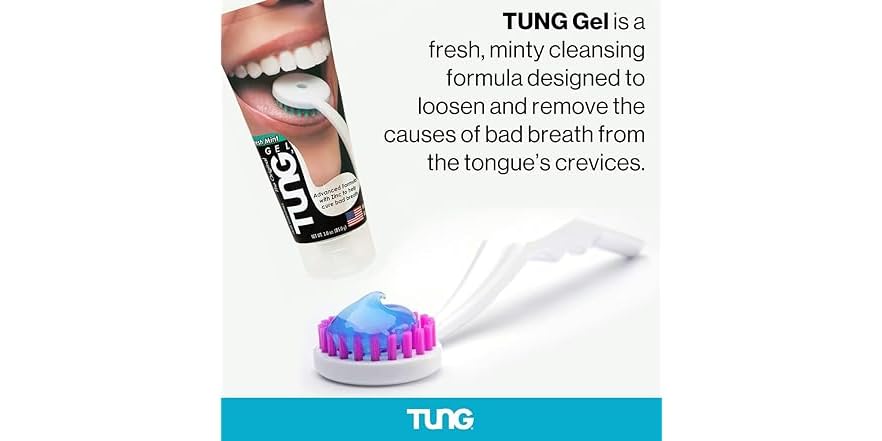Tung Tongue Gel | Fresh Mint Tongue Cleaning Paste