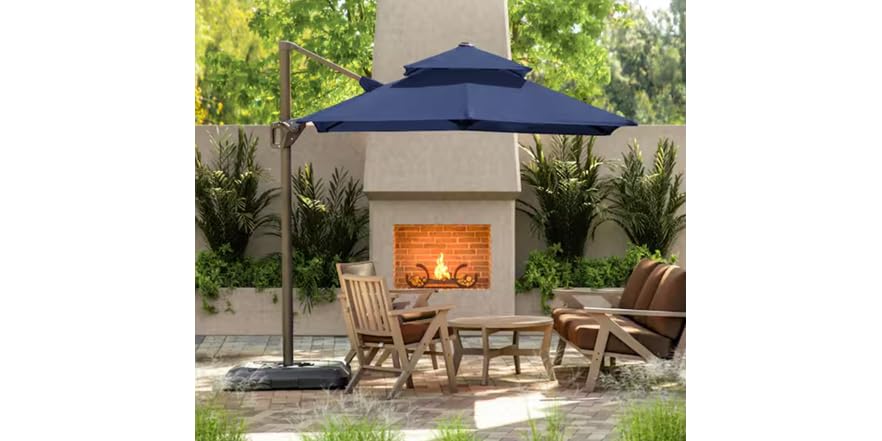Parrot Uncle LA-A028+BASE Outdoor Umbrella w/ Base