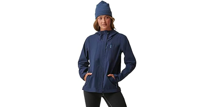 BASS OUTDOOR Women's Hooded Rain Jacket