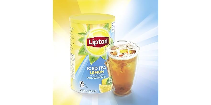 Lipton Lemon Powdered Iced Tea, Sweetened