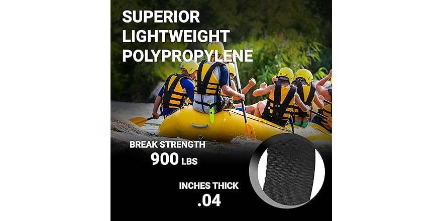 Strapworks Lightweight Polypropylene Webbing