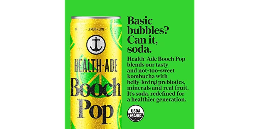 Health-Ade 8-Pack Booch Pop, Your Choice