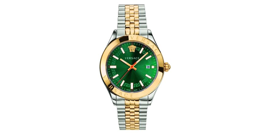 Versace Mens Gold Tone 42mm Watch- Display Model