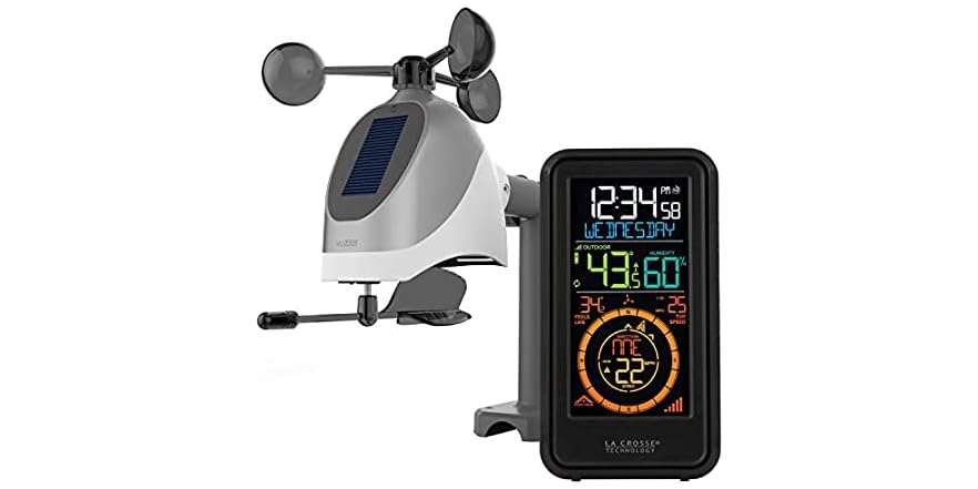 Wireless Combo Weather Station, (Black)