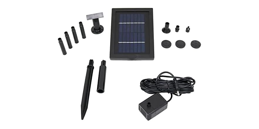 Sunnydaze 40 GPH Outdoor Fountain Solar Pump