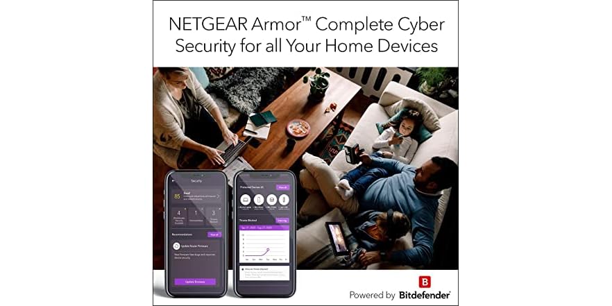 NETGEAR RAX43 Nighthawk 5-Stream AX5 WiFi 6 Router (Open Box)