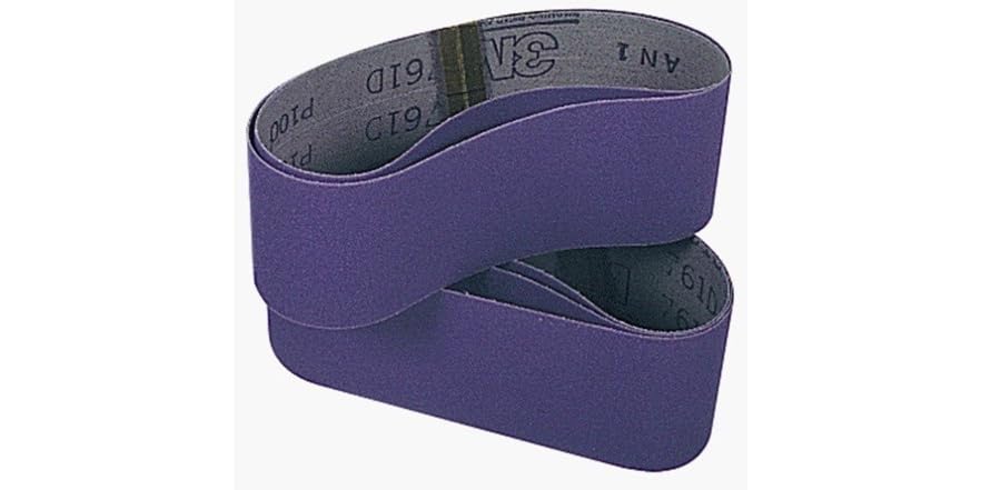 80 Grit Purple Cloth Sanding Belts 5 pack