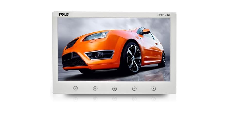 10" LCD Headrest Monitor w/ Shroud