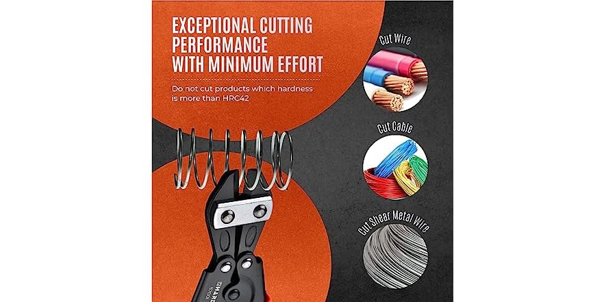 Wire Rope Bolt Cutter (8 inch Wire Cutter)