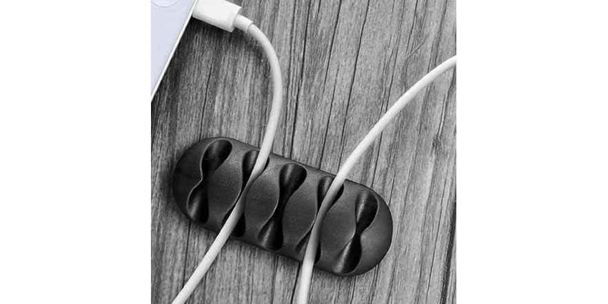 (10 Pack) XIX Tech Cable Clips For Cord Holders