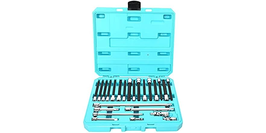24-Piece Extra Long Bit Socket Set