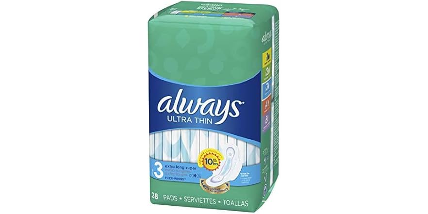 Always Ultra Thin Super Long 28ct