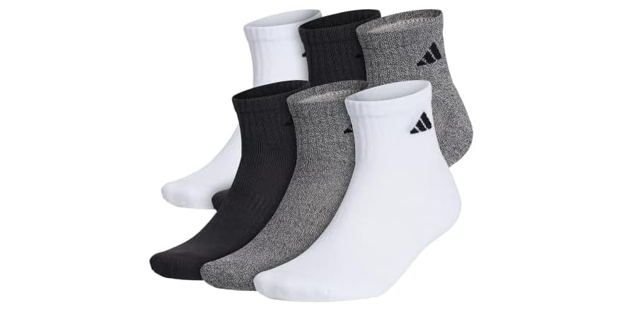 Men's Quarter Socks 6-pairs