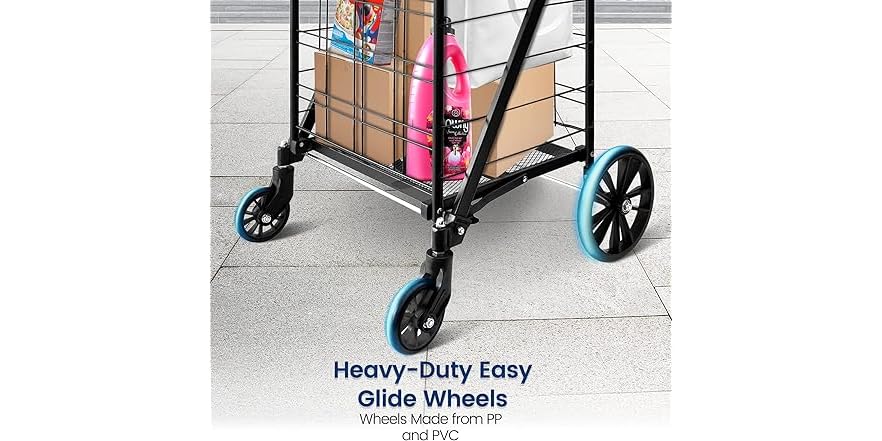 Folding Utility Shopping Cart