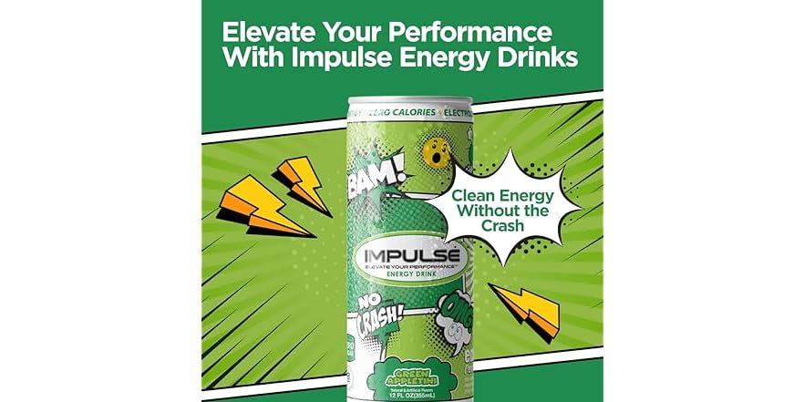 (12 Pack) Impulse Energy Green Appletini