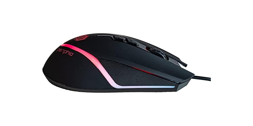 Periphio Wired Gaming Keyboard and Mouse