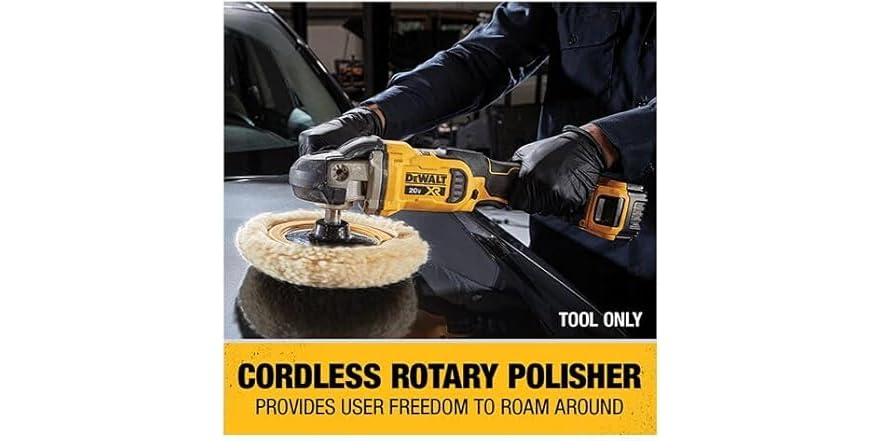 DEWALT DCM849B 20V MAX* XR Cordless Polisher