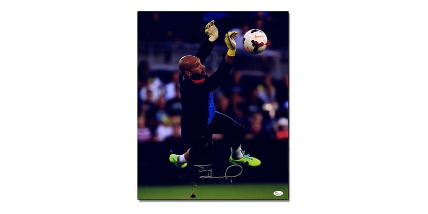 Tim Howard Signed Dive Save 16x20 Photo