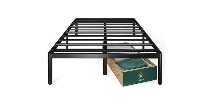 ZINUS Van 16in Metal Platform Bed Frame