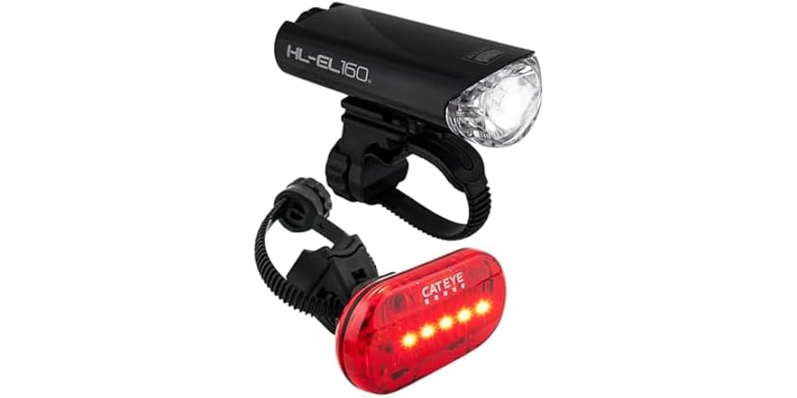 CATEYE HL-EL160/OMNI 5 Bike Light Set