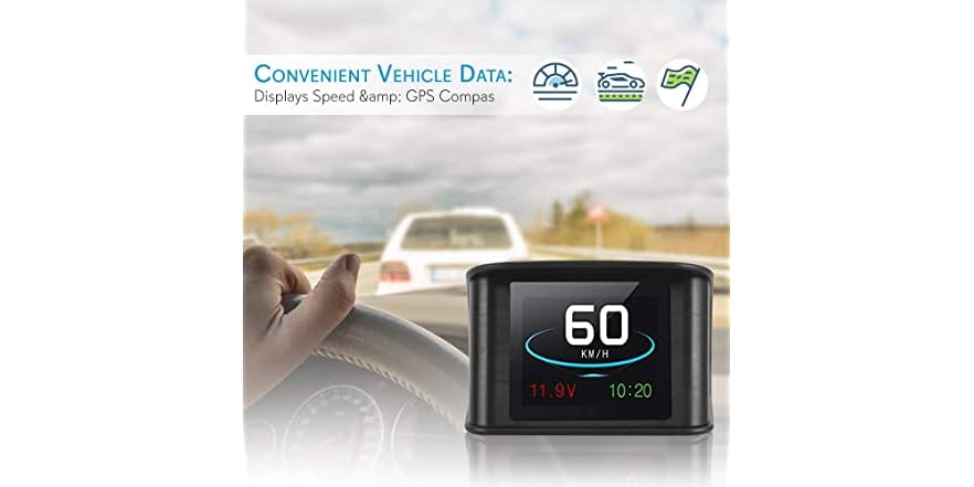 Pyle Universal Vehicle Smart HUD Display