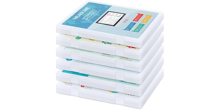 4 Pack 12x12 Paper Storage Box