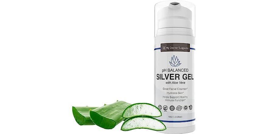 Structured Colloidal Silver Gel with Aloe Vera