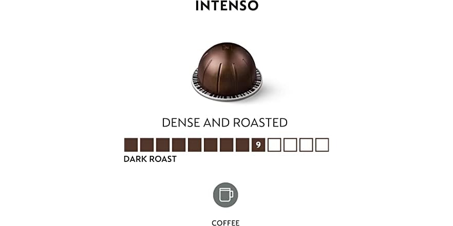 Nespresso Capsules VertuoLine, Intenso (60 Count)