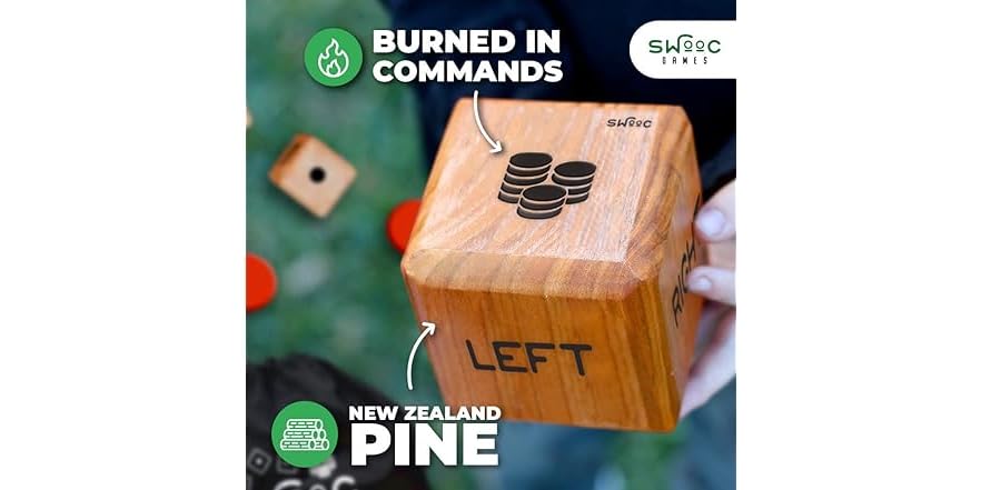 SWOOC Games Giant Left Right Center Game