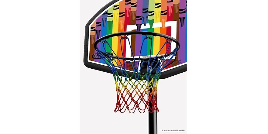 Spalding X Crayola 32" Basketball Hoop