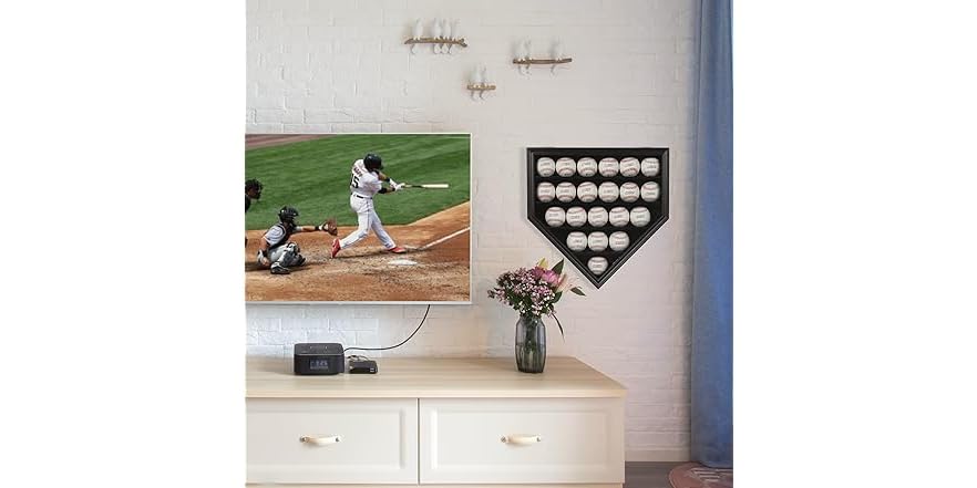 21 Slot Baseball Display Diamond Case