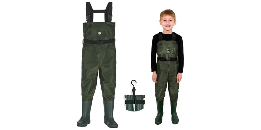 TIDEWE Kids Chest Waders (Open Box)