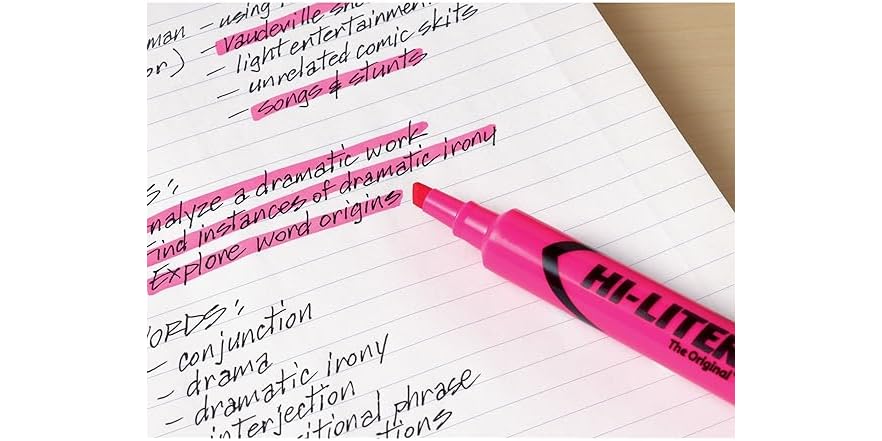 HI-LITER Avery 24010 Hi-Liter Desk Highlighter,