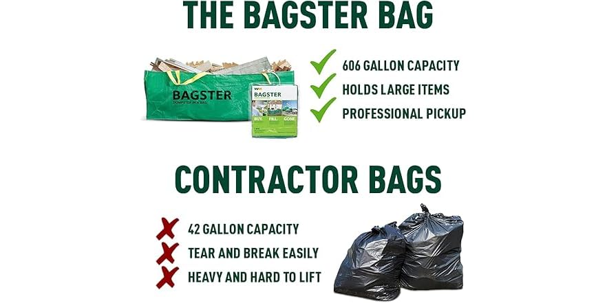 BAGSTER 3CUYD Dumpster in a Bag