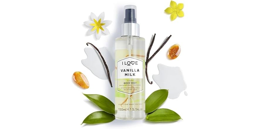 I Love Vanilla Milk Scented Body Mist 5.1 oz