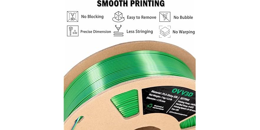 Dual Color PLA 3D Printer Filament