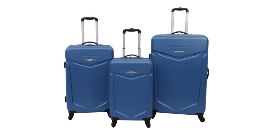 Priority Access 3pc Hardshell Luggage Set - Blue