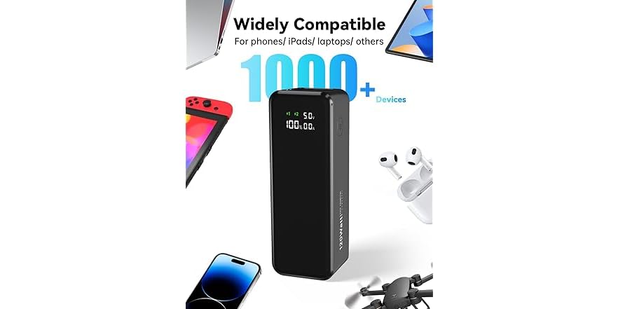 120W 27000mAh High Capacity Power Bank