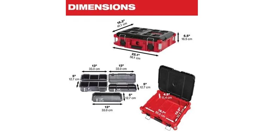 Milwaukee 48-22-8424 PACKOUT Tool Box