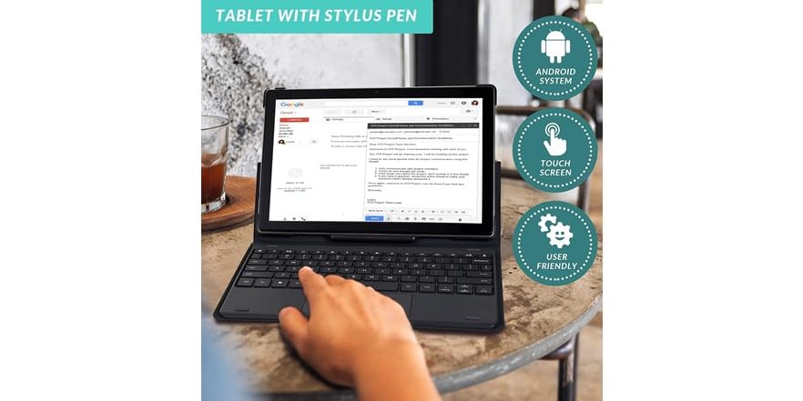 Pyle 10" Android Tablet with Keyboard