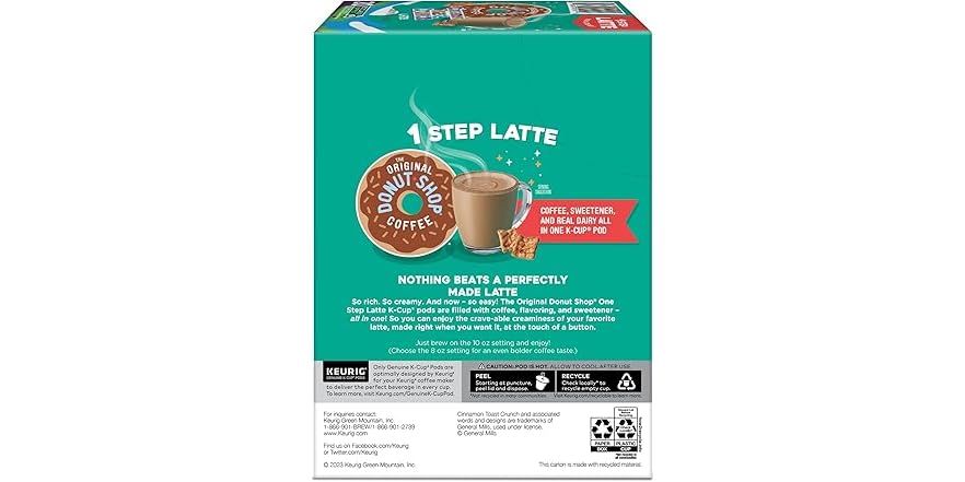 (80 Count) The Original Donut Shop Cinnamon Toast Crunch Latte