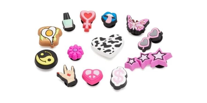 Crocs Jibbitz 13-Pack Shoe Charms Style Girl