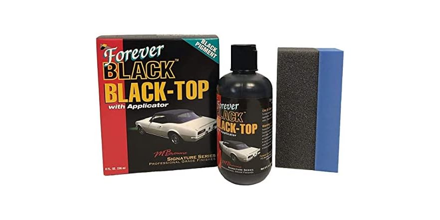 Black Convertible Top Dye