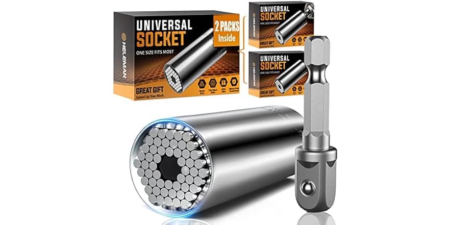 2PK HELEMAN HS-US-2P Universal Socket Tool Set