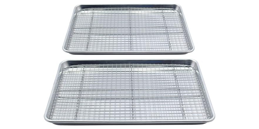 Checkered Chef Baking Sheet with Wire Rack
