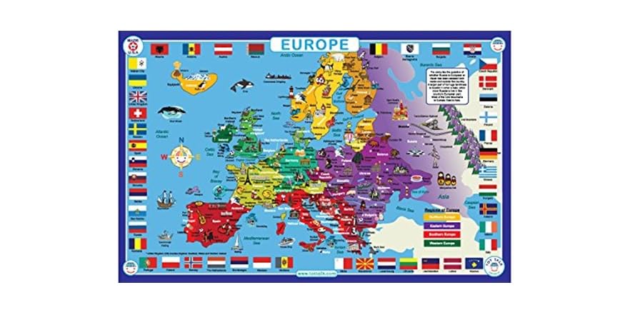 Tot Talk Educational Placemat for Kids