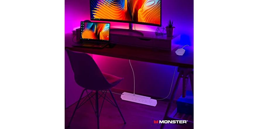 (NEW) Monster Power Center Vertex 3000J Surge Protector