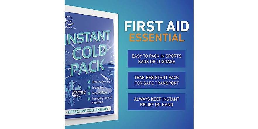 AllSett Health 50 Pack - Instant Cold Pack