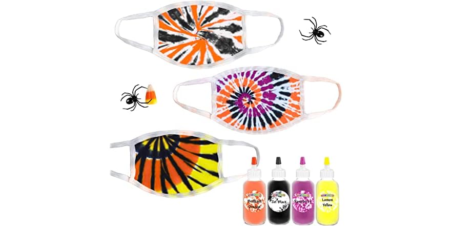 Spooky Halloween Mask Kit Tie Dye