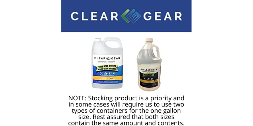 Clear Gear Disinfecting Spray 1 Gallon